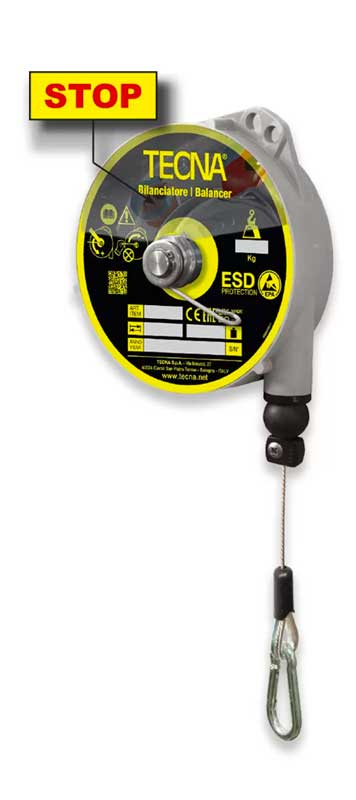 TECNA ESD Retractor Tool Balancer Models 9346LES - 9350ES