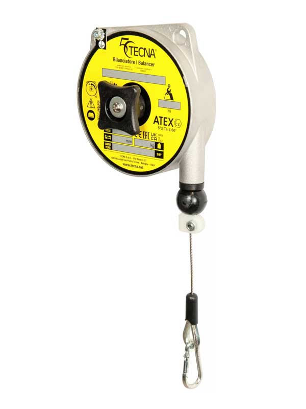 TECNA ATEX-Rated Retractors and Zero-Gravity Balancers